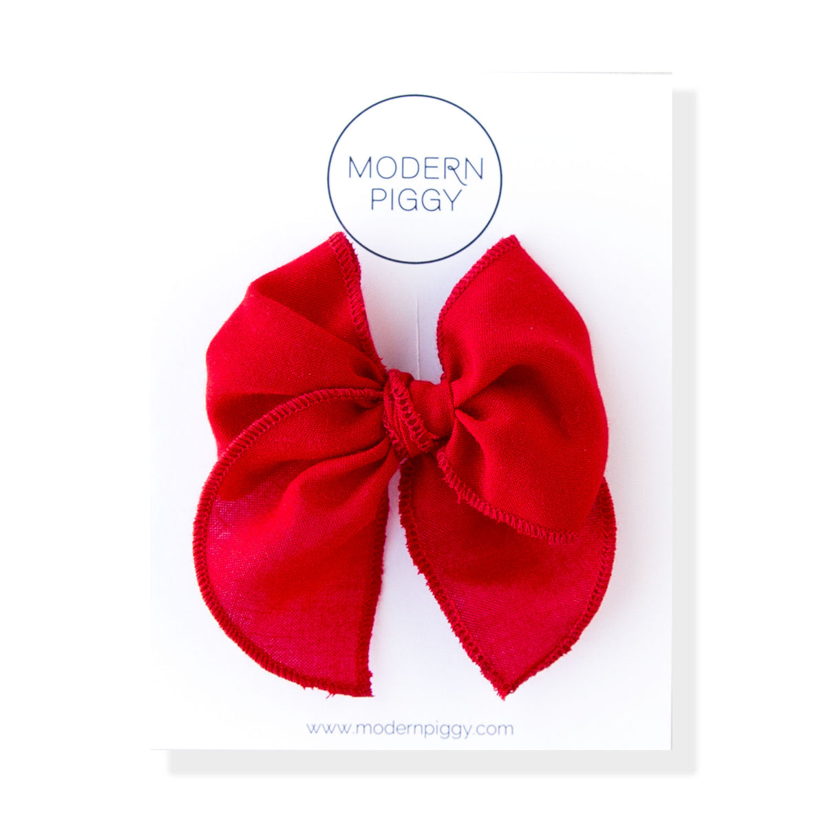 Red | Petite Party Bow – Modern Piggy